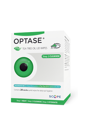 Optase TTO Lid Wipes For Eye Hygiene 20 Pack - Galvin Optometrists